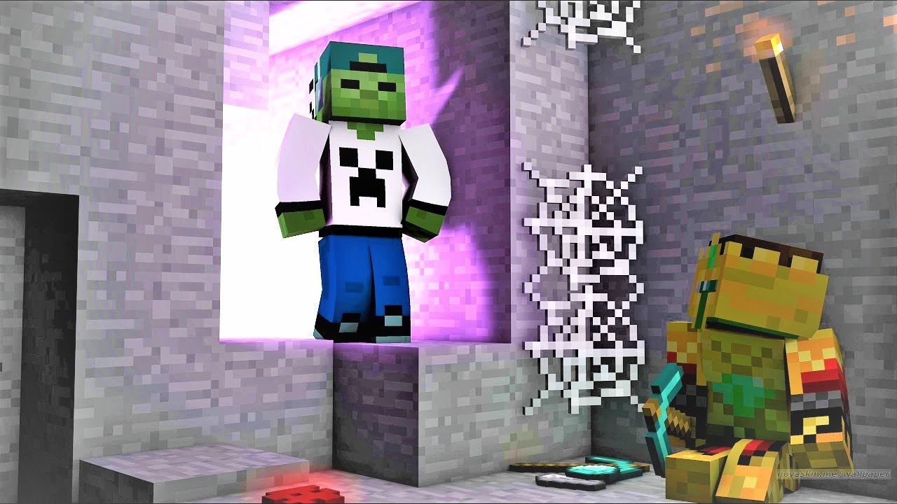 ESCAPING THE HARDEST MINE IN MINECRAFT / ZOMBIE MATTY GOES CRAZY IN THE ...