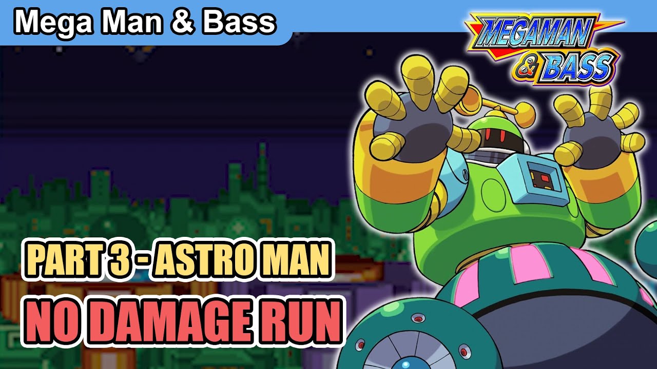 #3 Megaman & Bass: Astro Man Stage // No Damage - Megaman - YouTube