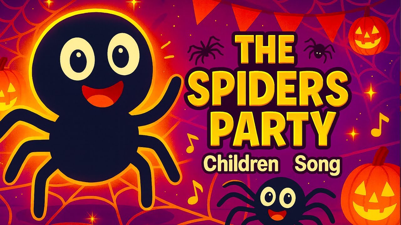🌟🎃 The Spider’s Party 🕷️ | Halloween Children Songs | My Story Time ...
