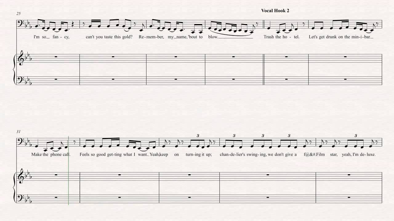 Tuba - Fancy - Iggy Azalea - Sheet Music, Chords, & Vocals - YouTube