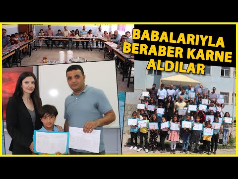 Babalar, Çocuklarıyla Karne Aldı