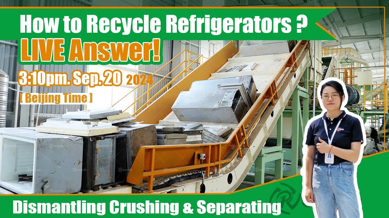 How to Recycle Refrigerators | LIVE Answer at HENAN Recycle - YouTube