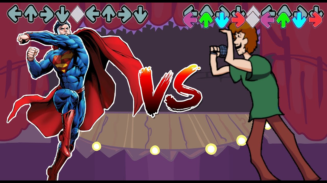 Superman VS Shaggy in Friday Night Funkin Animation - YouTube