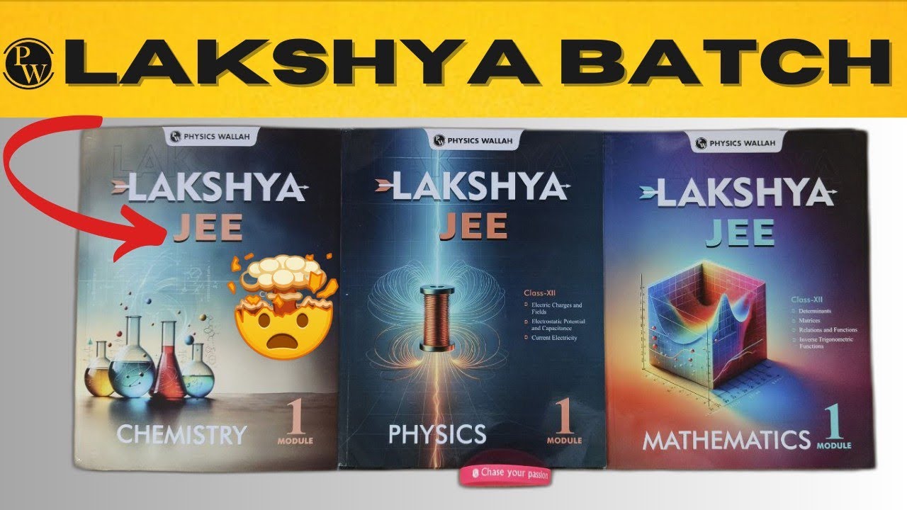 Pw Lakshya Batch Modules Unboxing and Review । Pw Jee 2025 ।@PhysicsWallah @PW-JEEWallah ️ - YouTube