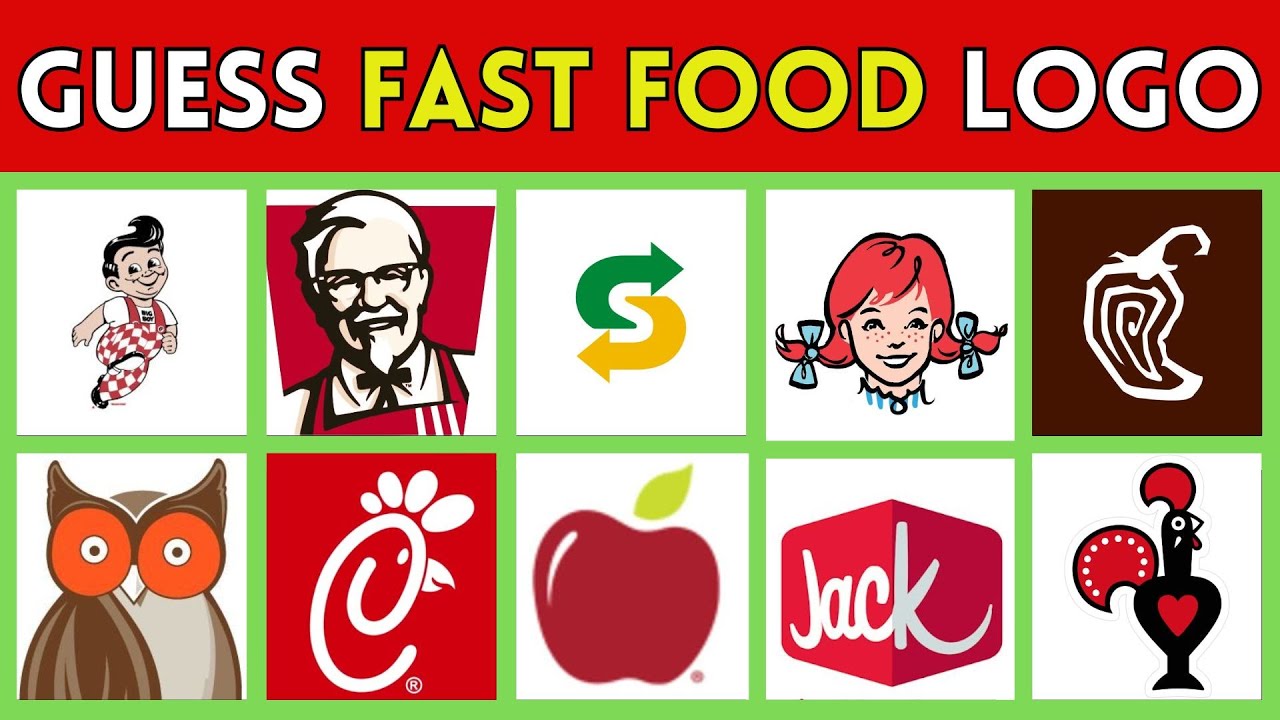 Guess the Fast Food Logo | Food Logo Quiz 🍟 🍔 | Logo Quiz - YouTube