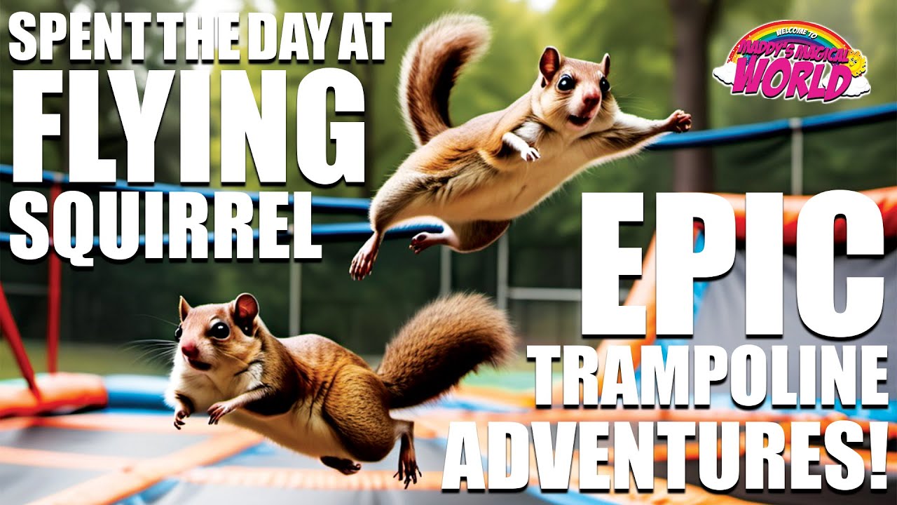 A Day at Flying Squirrel Sports: Epic Trampoline Park Adventures! - YouTube