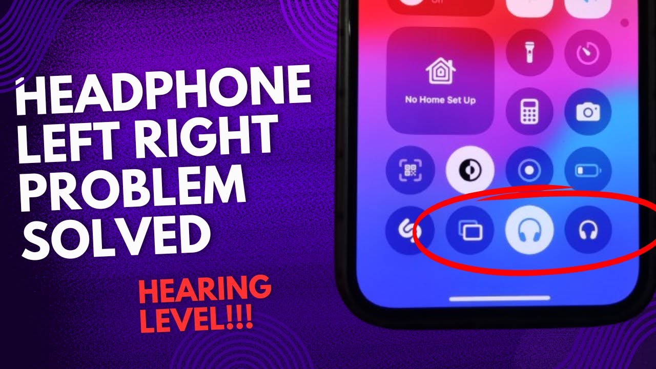 Left right headphone sound problem solved in IPhone - YouTube