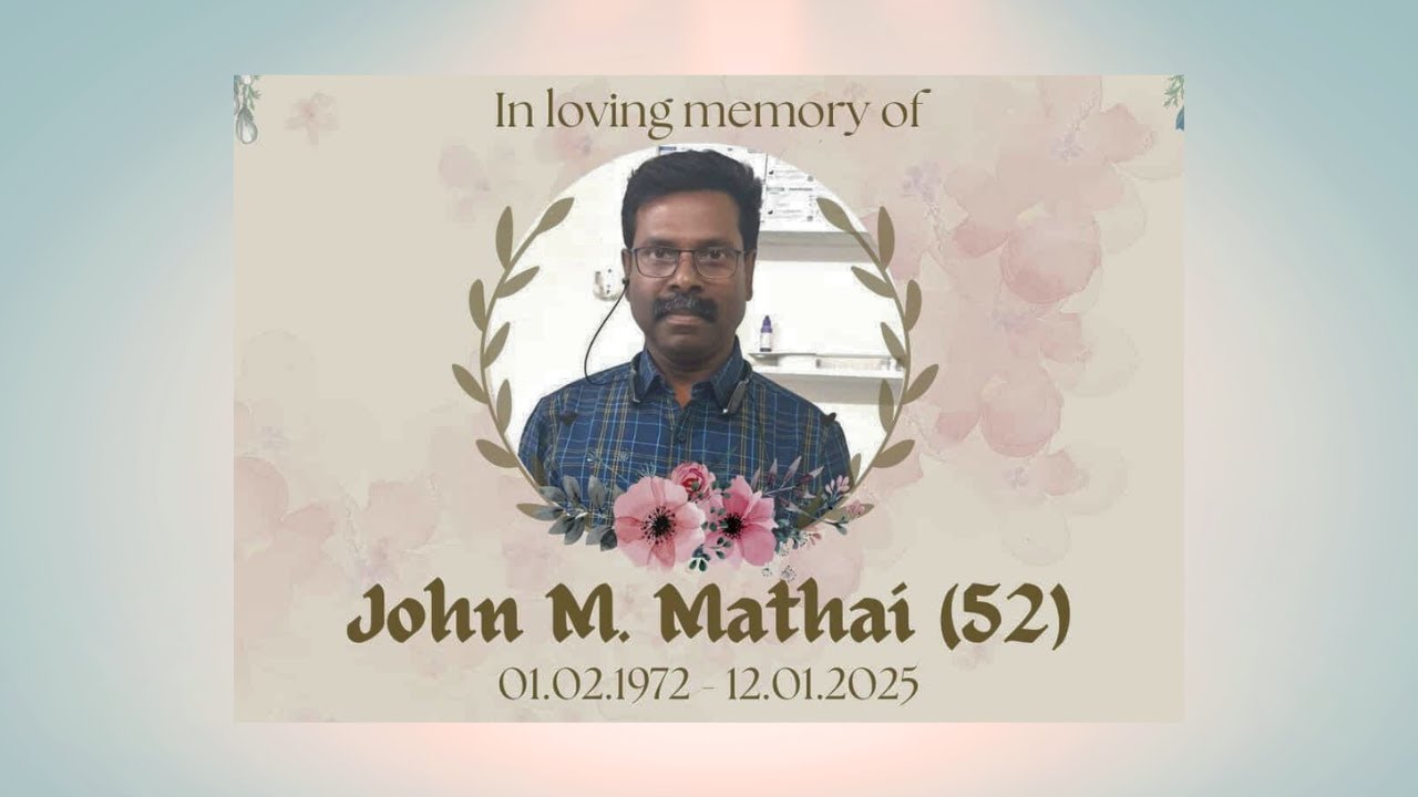John Mathai - Home going service - Part 2 - YouTube