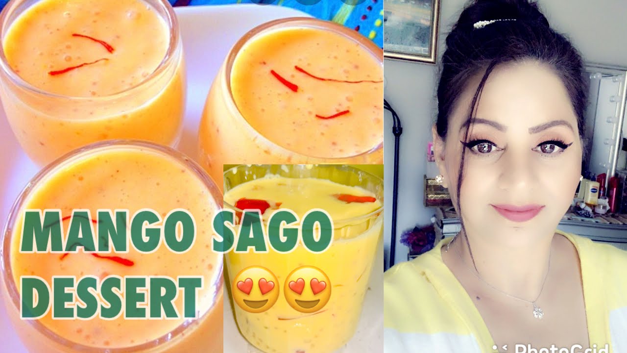 MANGO SAGO DESSERT RECIPE | EID SPECIAL | Garmi Dor kary - YouTube