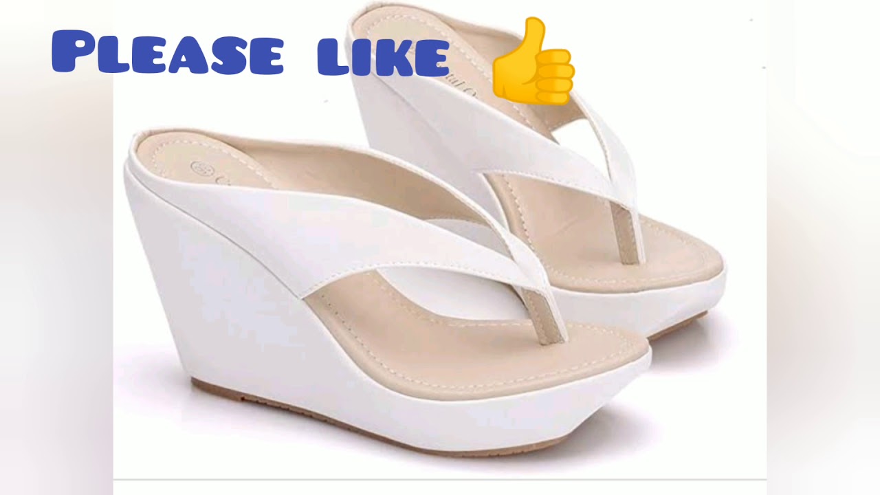 Stylist flat high heels slippers design 😍. - YouTube