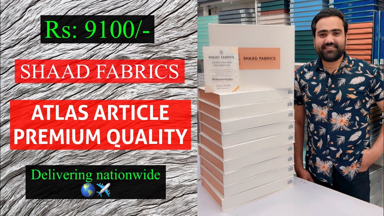 Shaad Fabrics Premium & Luxury Quality - YouTube