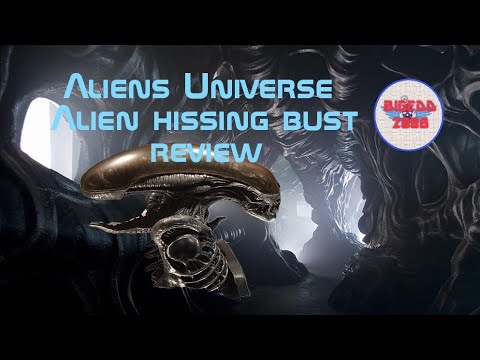 Aliens universe : hissing xenomorph bust review - YouTube