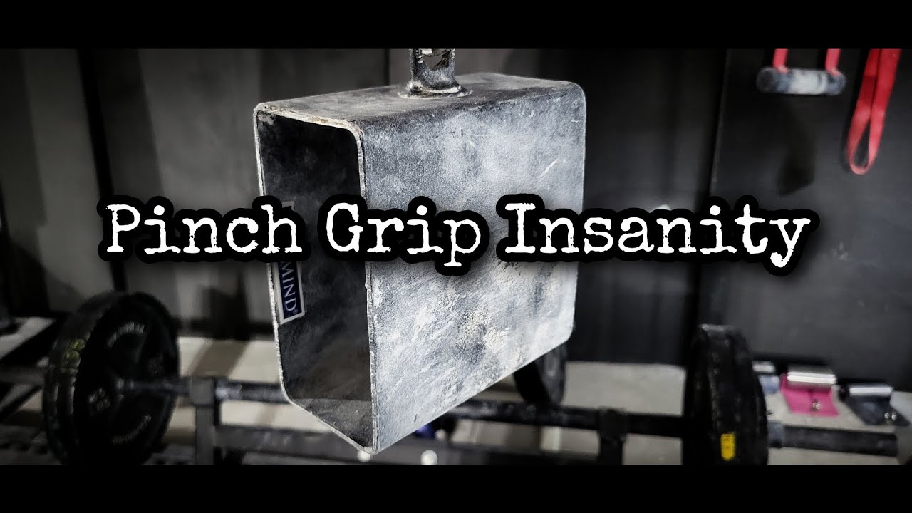 107lbs on the Ironmind Blockbuster for Sets & Reps - Insane Pinch ...