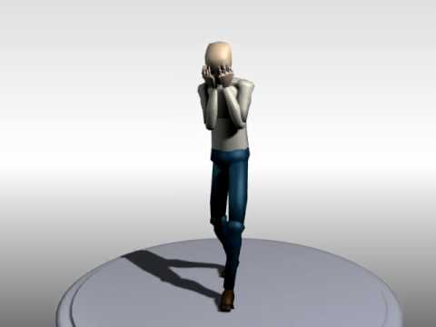 Sad Walk Cycle - YouTube