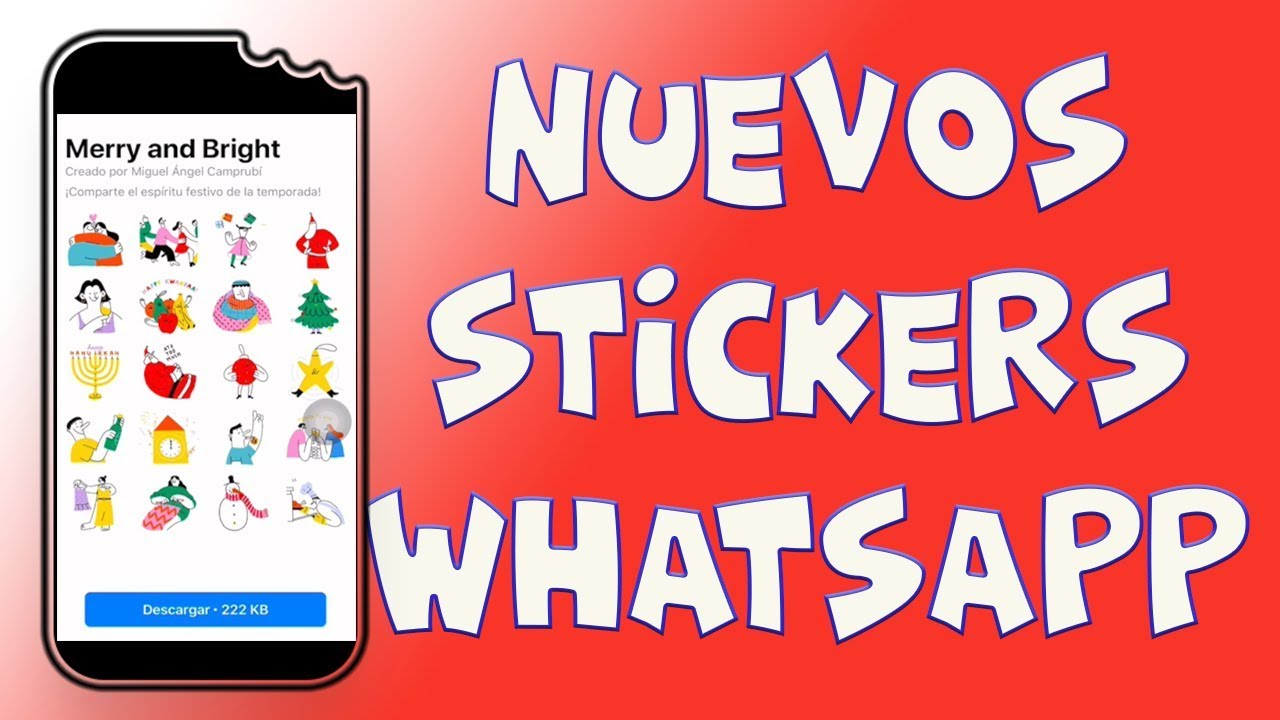 Descarga Los Nuevos Stickers De Navidad Para Whatsapp - YouTube