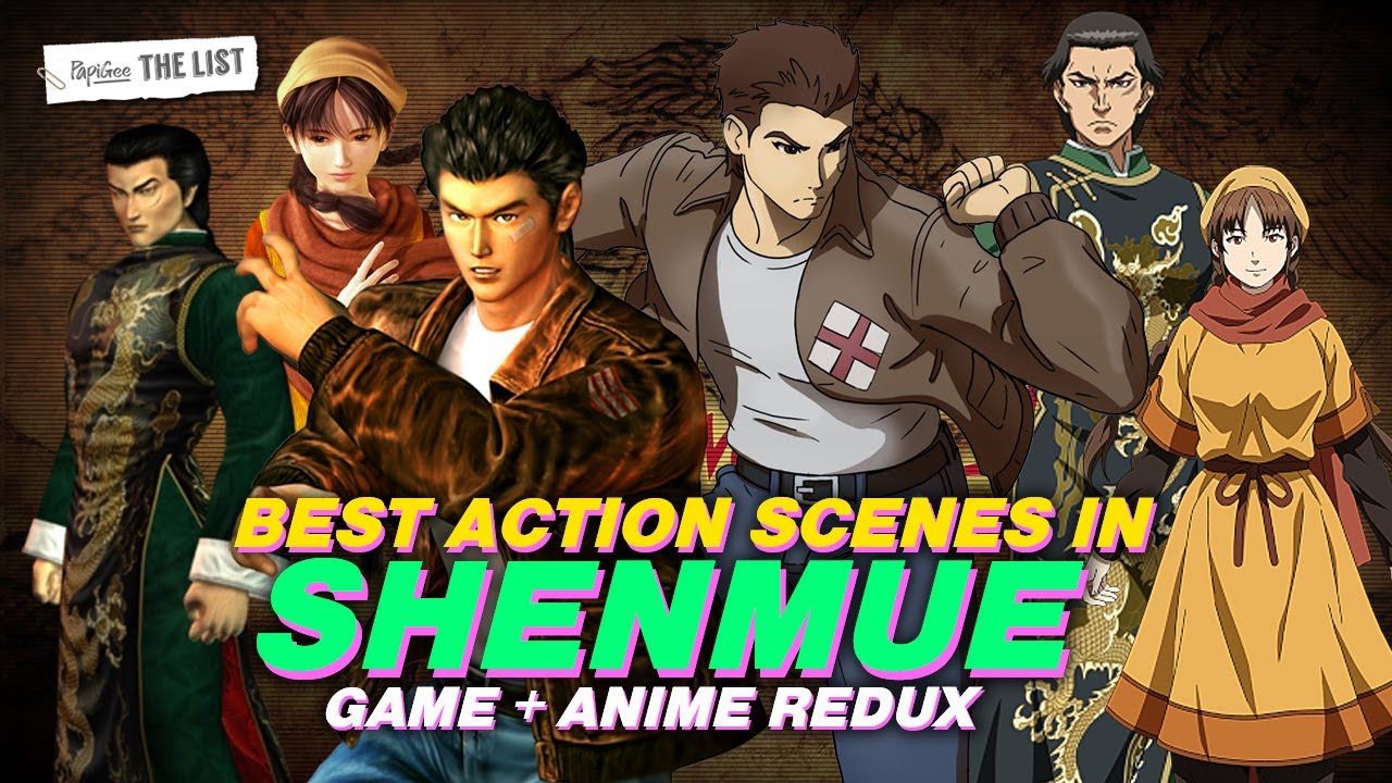 TOP 10 AWESOME ACTION SCENES in SHENMUE - YouTube