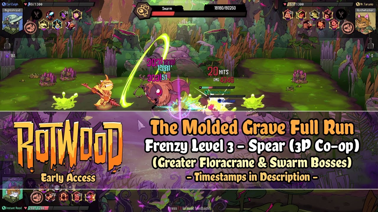 Rotwood Early Access - The Molded Grave [Frenzy Level 3 - Spear] 3P Co ...