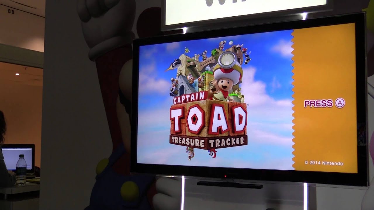 Captain Toad Treasure Tracker Title Screen E3 2014 - YouTube