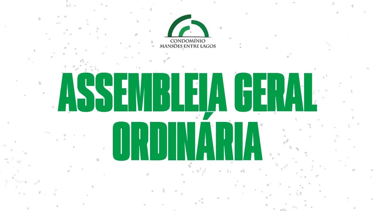 Assembleia-Geral Ordinária - AO VIVO - YouTube