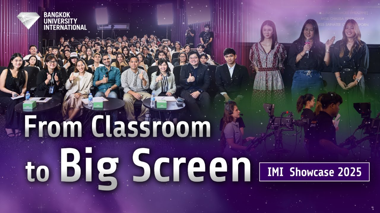 From Classroom to Big Screen 🎬 IMI SHOWCASE 2025 #BUInternational - YouTube
