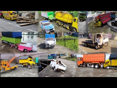 Komplikasi Kecelakaan Truk tabrak belakang Truk Versi Miniatur Truk