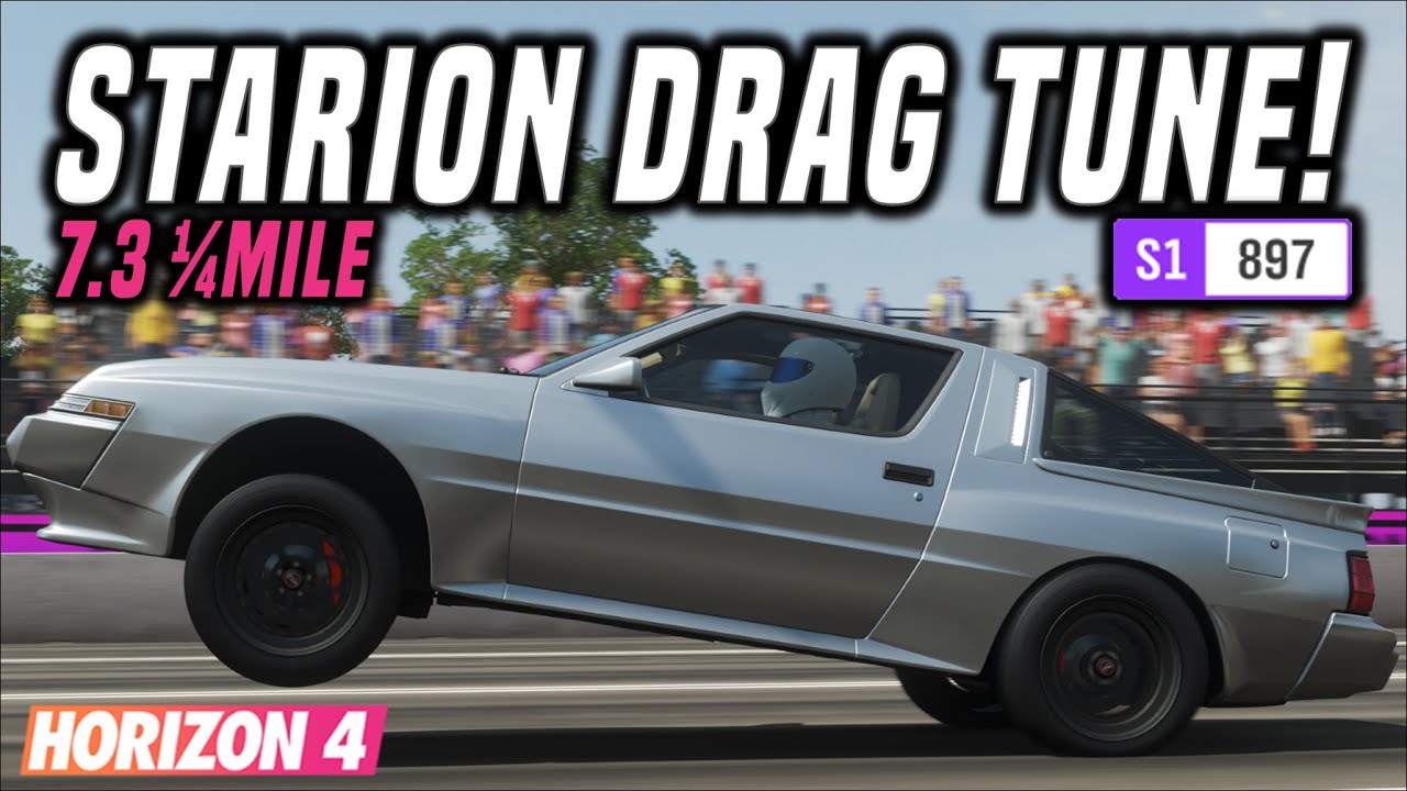 FH4 | S1 Starion ESI-R Drag Tune (RWD) | 7.374 Second 1/4Mile! - YouTube