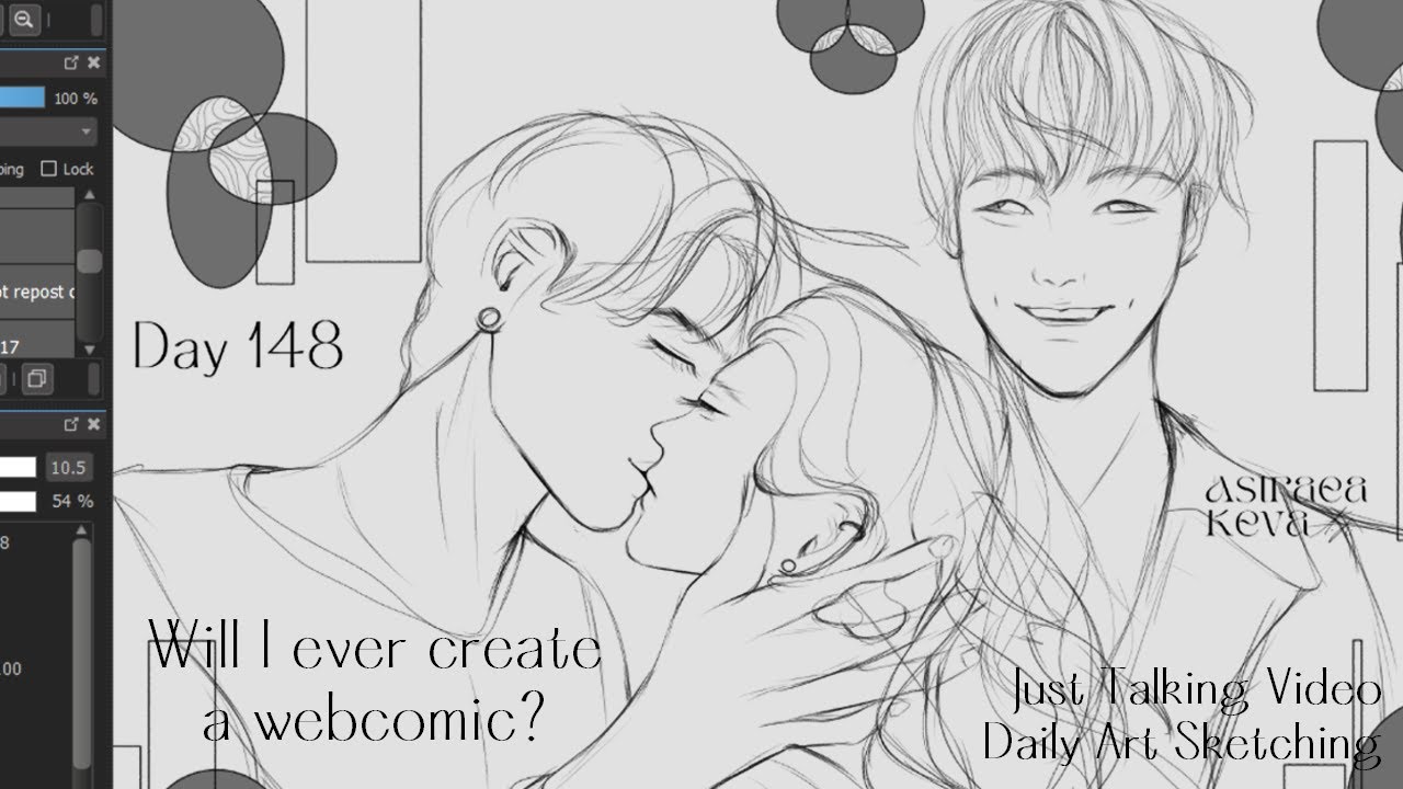 Simple Sketch 10 | Day 148 of 365 Days 🖊 [Speed Sketching/Voiceover] Creating a Webcomic - YouTube