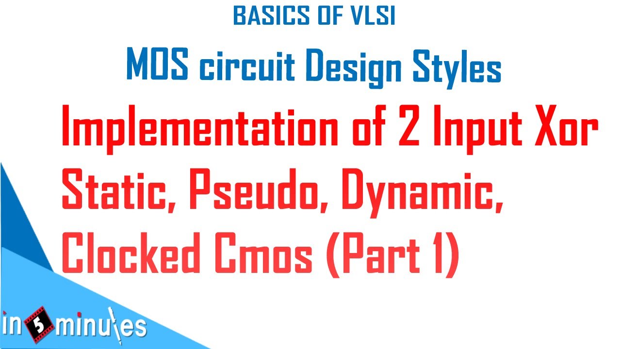 Module3_Vid10_Implementation of 2 Input Xor Static,Pseudo,Dynamic ...