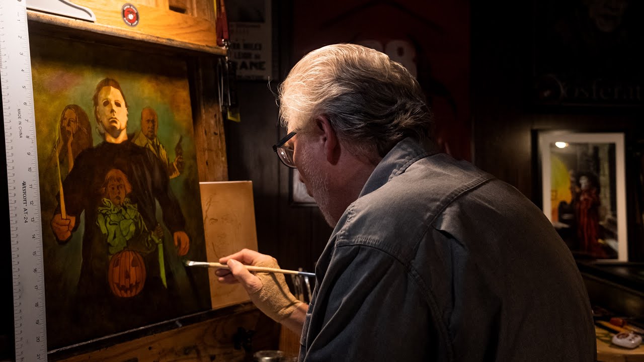 Professional Horror Painter - Steven Bejma - YouTube
