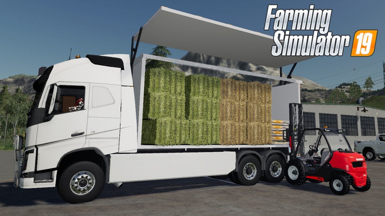 FS19 - Volvo FH16 | TRANSPORTING DELIVERY from the shop to factory ...