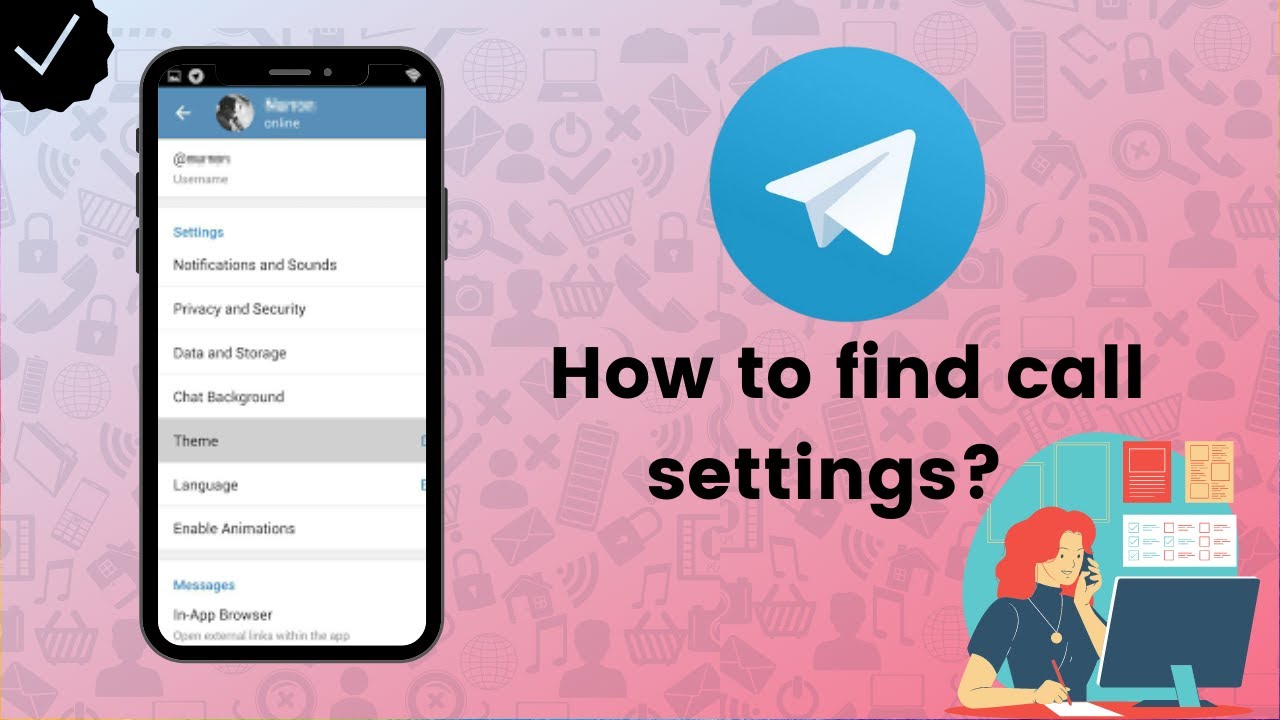 How to find call settings on Telegram? - Telegram Tips - YouTube