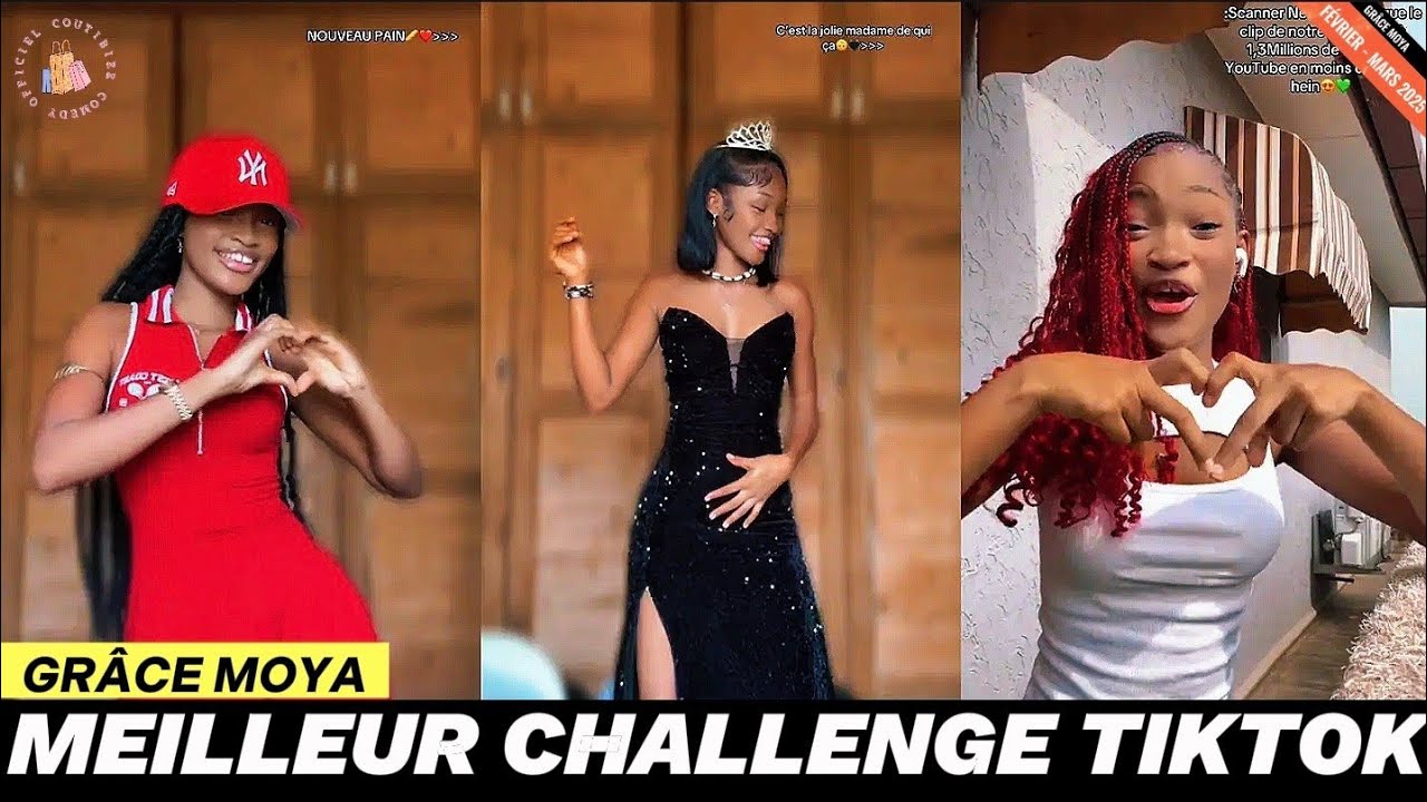 GRACE MOYA Meilleur Challenge TikTok (Février - Mars 2025) - YouTube