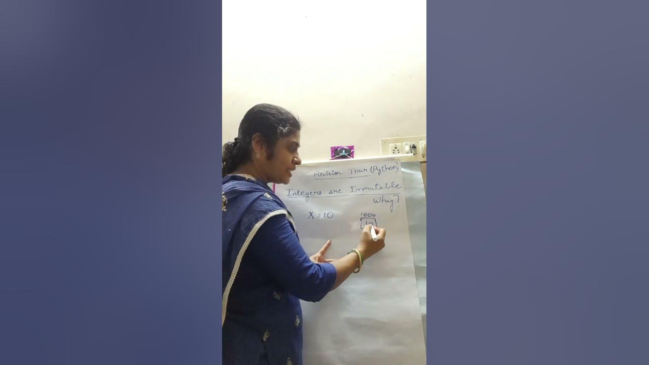Integers Are Immutable In Python Why Coding Objectorientedprogramming Youtube