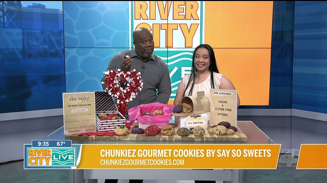 Say So Sweets launches Chunkies Gourmet Cookies - YouTube