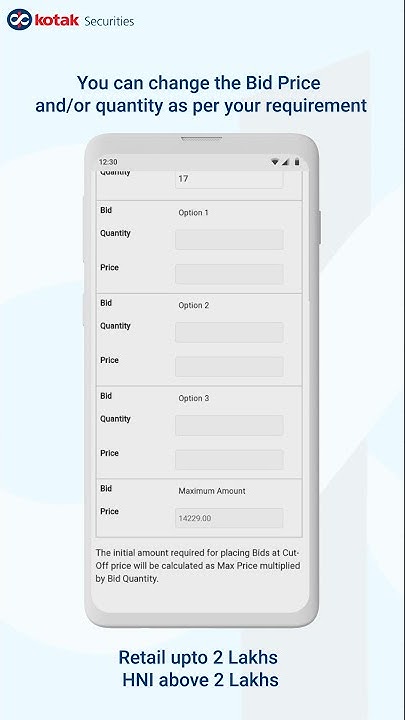 How to apply for IPO through ASBA | Kotak Stock Trading App | Kotak ...