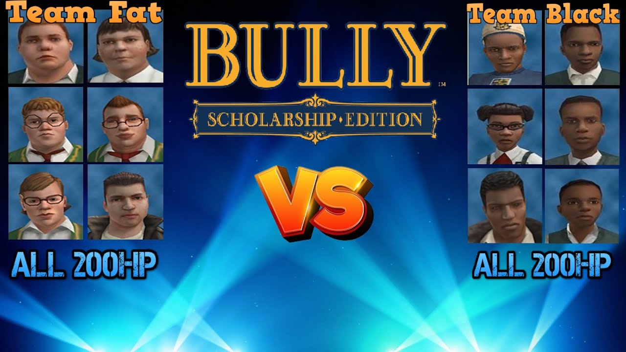 Bully SE: Team Fat (with Eunice) VS Team Black (with Gloria) | Full HD ...