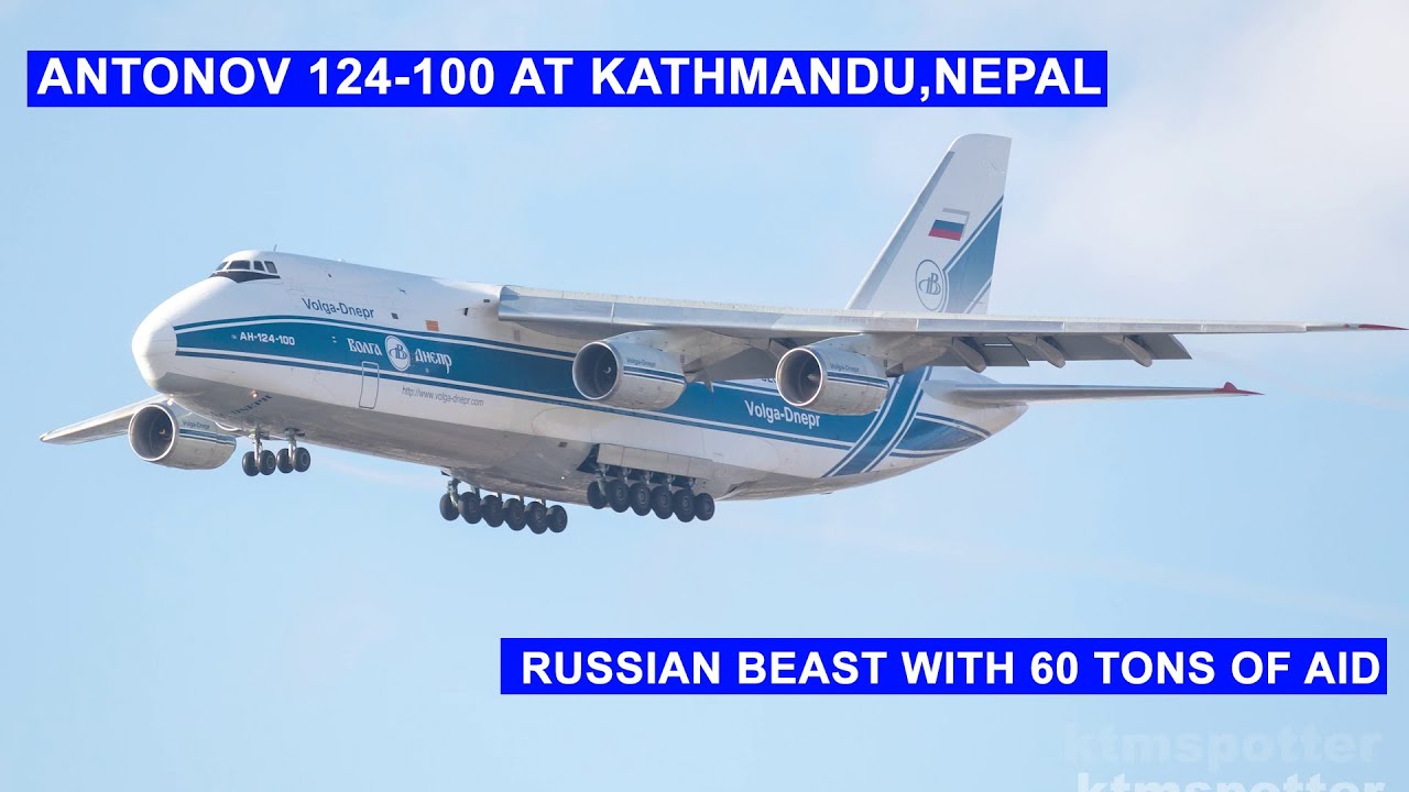 LARGEST PLANE TO LAND IN NEPAL|| Antonov 125 Takeoff from Kathmandu ...