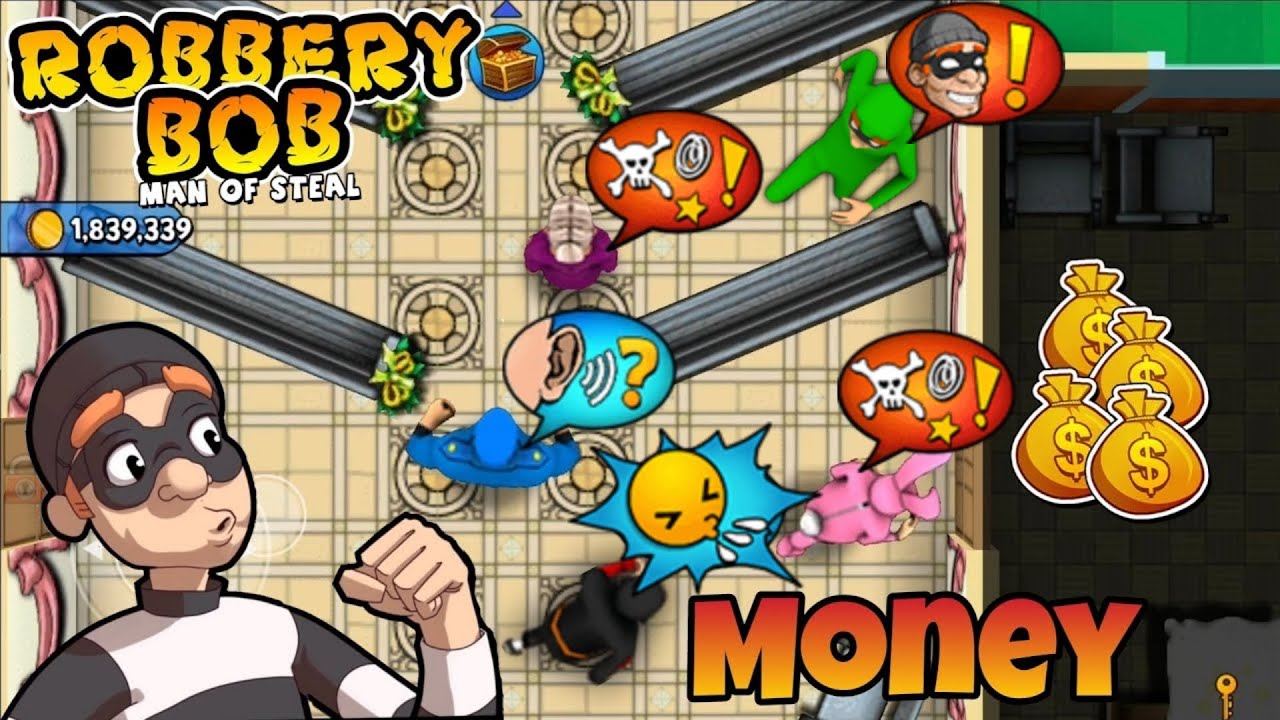 Robbery Bob - Ninja Bob and Green Screen Bob Perfect Game v16 - YouTube