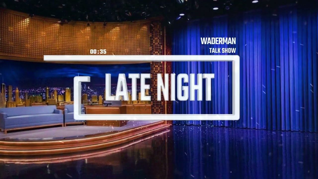 Late Night Talk Show Background