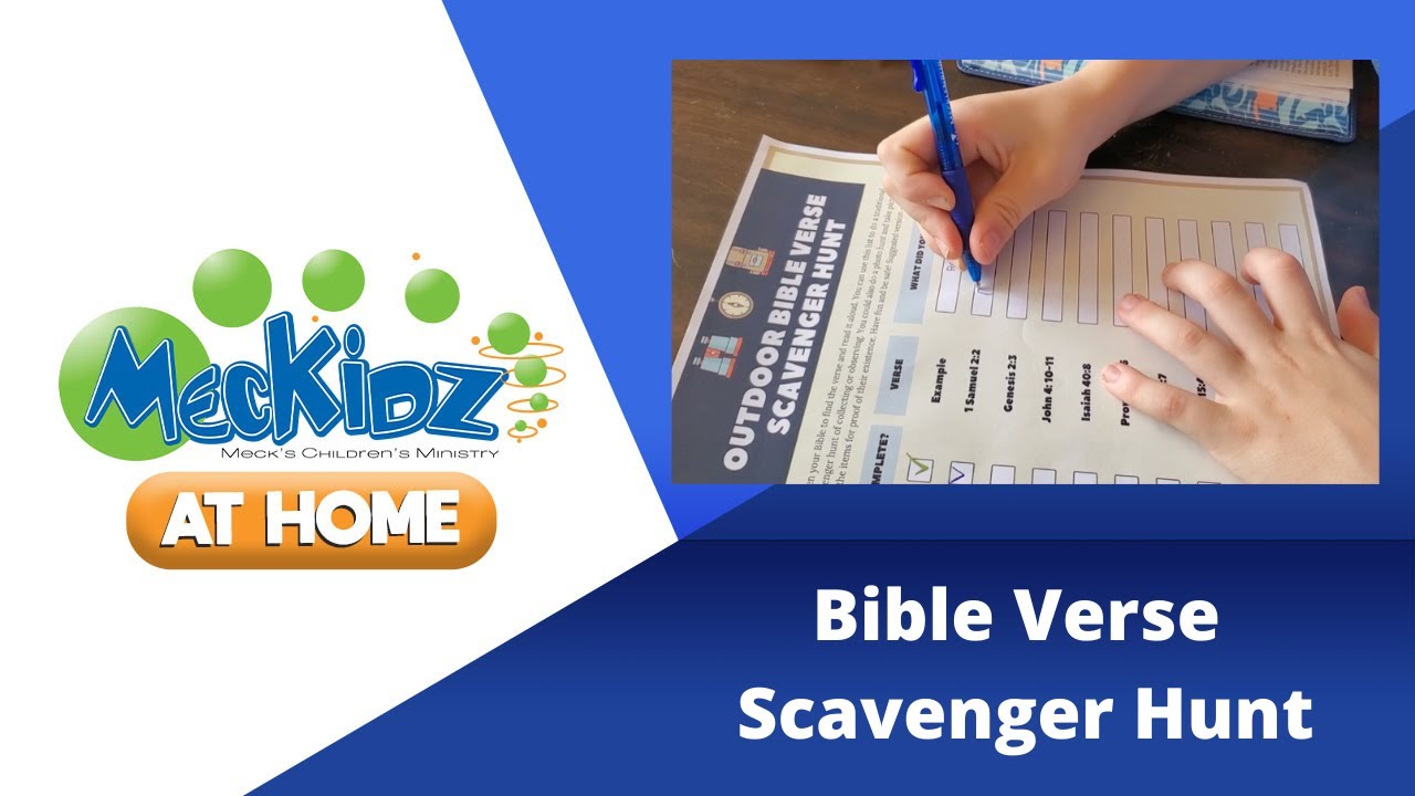 Bring the Bible to Life: Bible Verse Scavenger Hunt - YouTube