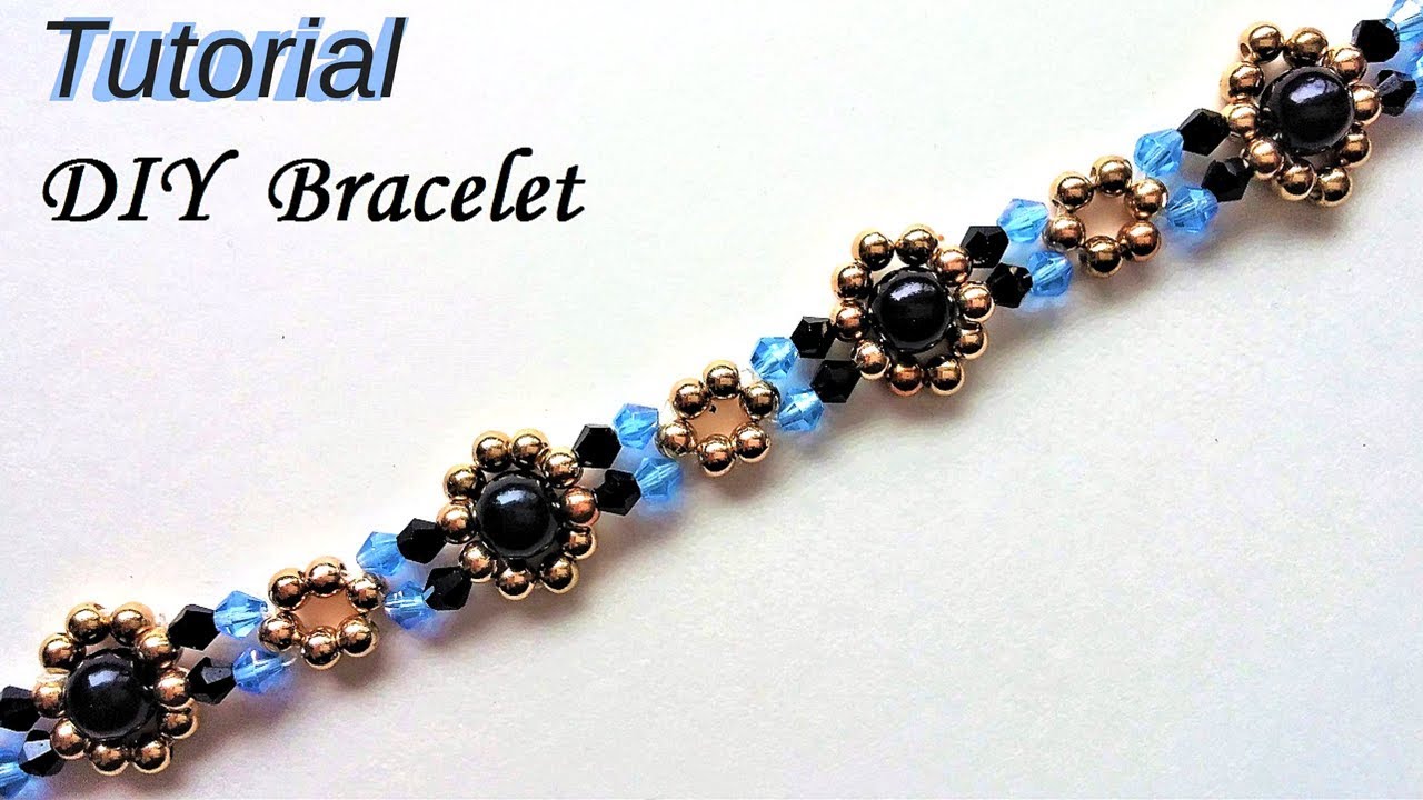Beading Tutorial. DIY Elegant Bracelet. - YouTube