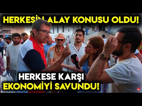 SONUNA KADAR EKONOMİYİ SAVUNDU! HERKESİN ALAY KONUSU OLDU... MUTLAKA İZLE!!! | Sokak Röportajları