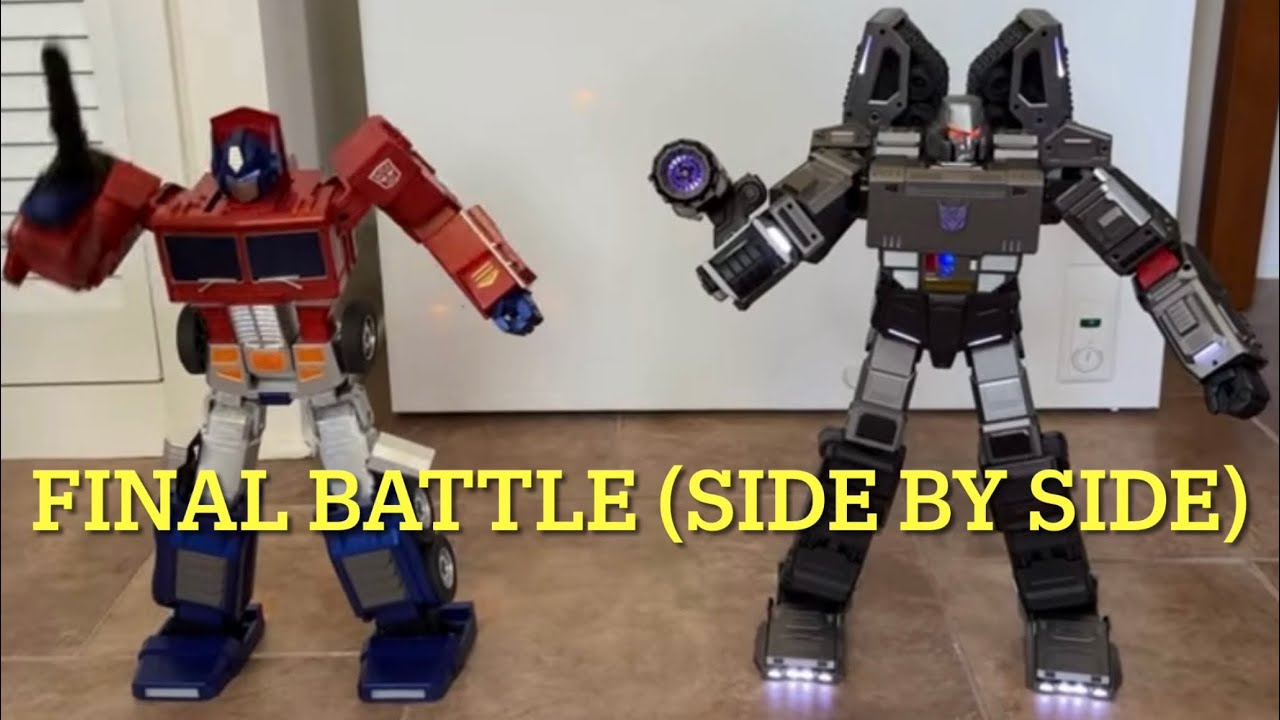Robosen Transformers Mini-Theater Megatron Vs Optimus Prime (Final ...