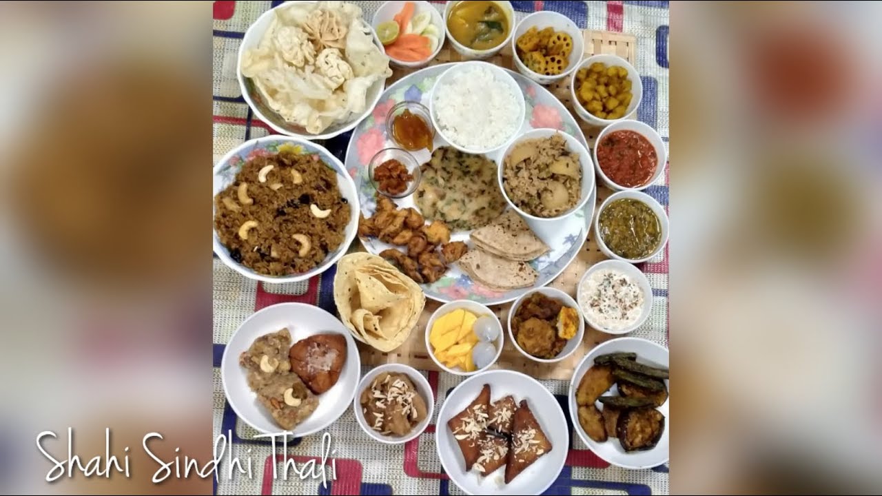 Shahi Sindhi Thali | Sindhi Cuisine | Sweet Rice - YouTube
