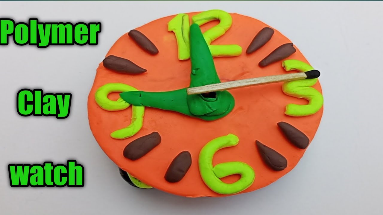 Clay watch ।। How to make watch from clay. #claytoys #polymerclay - YouTube