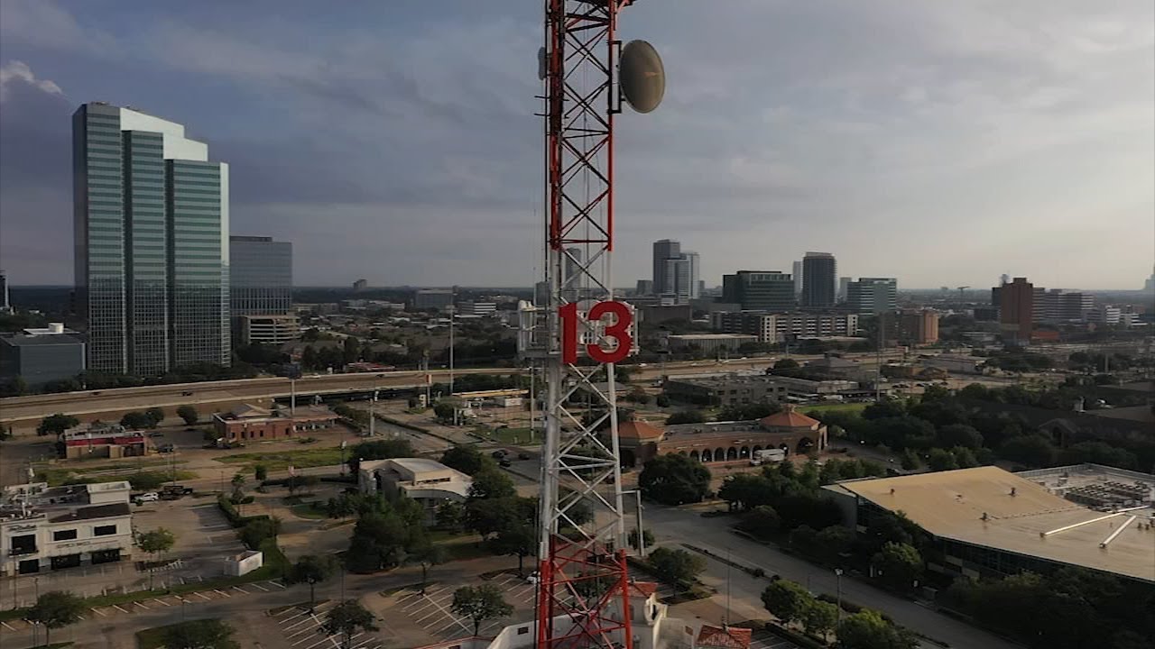 A look over SW Houston from the ABC13 drone - YouTube