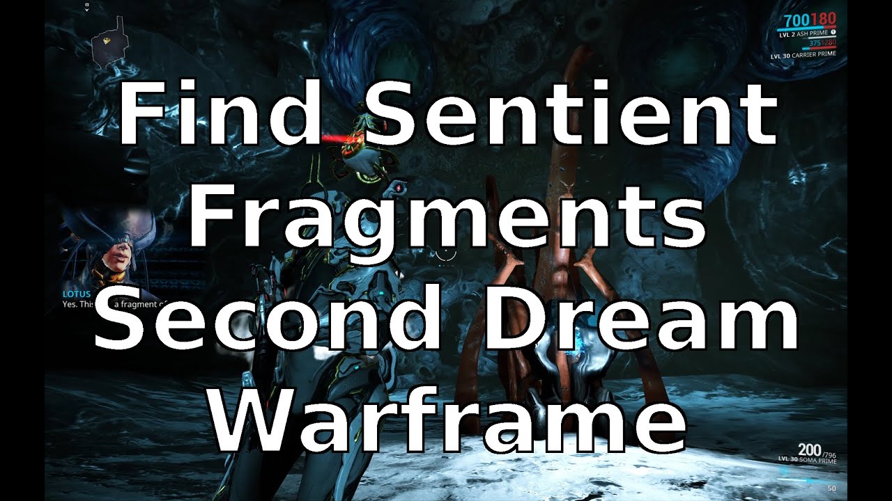 Find the Sentient Fragment Second Dream Warframe - YouTube
