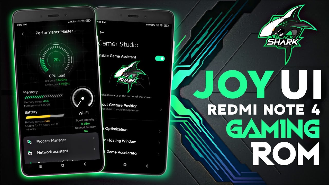 Install Black Shark JoyUI 12 on Redmi Note 4 | Gaming Rom? - YouTube