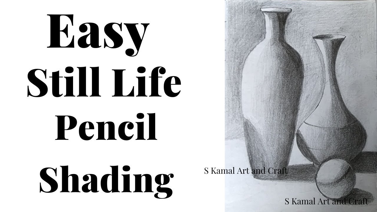 Realistic Pencil Shading Still Life | Easy | Realistic Graphite Still ...