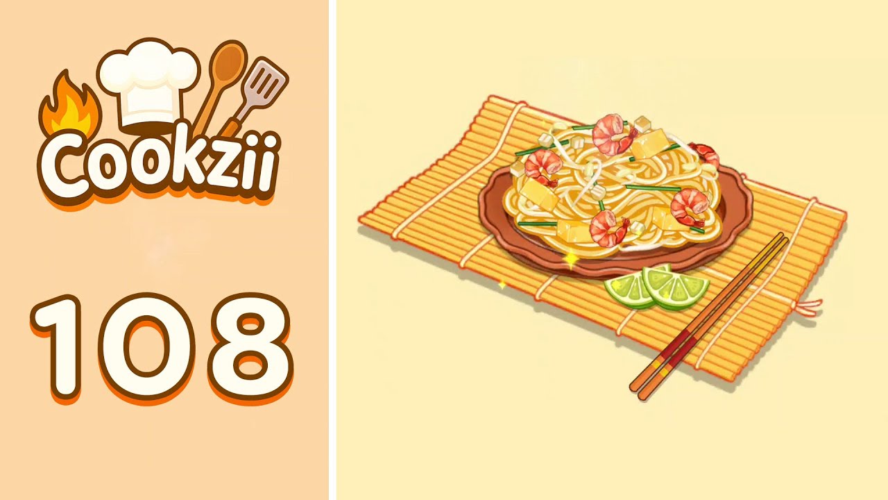 Cookzii: Cozy Cooking ASMR Level 108 Pad Thai - YouTube